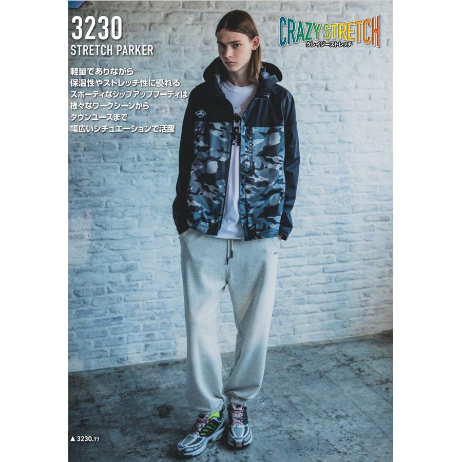 3230 BURTLE バートル 防寒 ストレッチ パーカー 2023 秋冬 新作 軽量 裏アルミメッシュ 保温性 伸縮性 撥水加工 フーディー 防寒着 作業服 作業着 ワーク :3230 ...