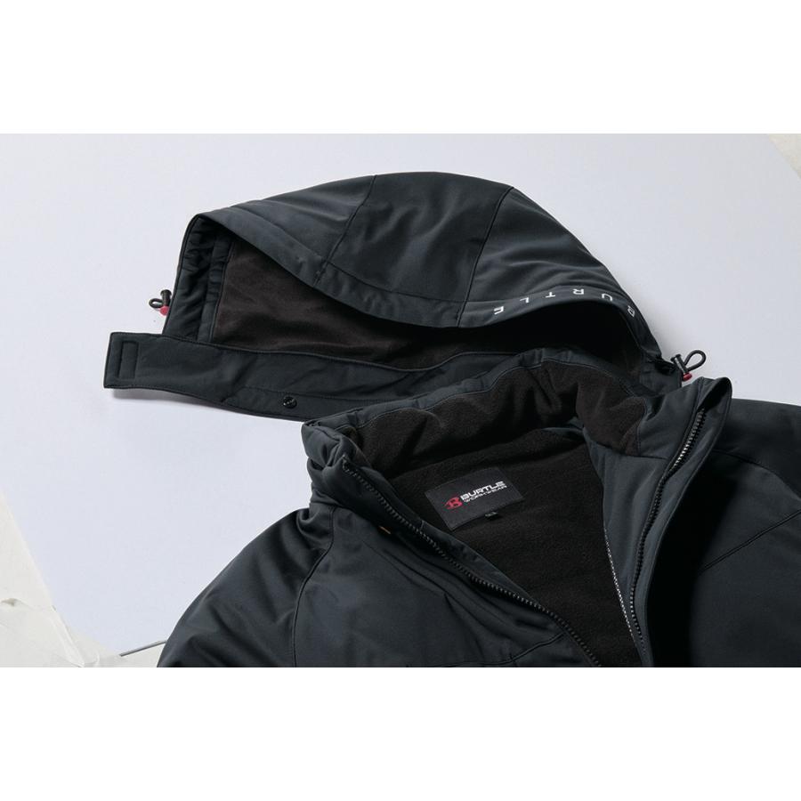 BURTLE 3260 バートル ストレッチ 防寒フーディージャケット秋冬 パーカー 軽量 防水 防風 保温 裏フリース 作業服 作業着 防寒着 ワークウェア : 作業衣専門店 浜田 ...