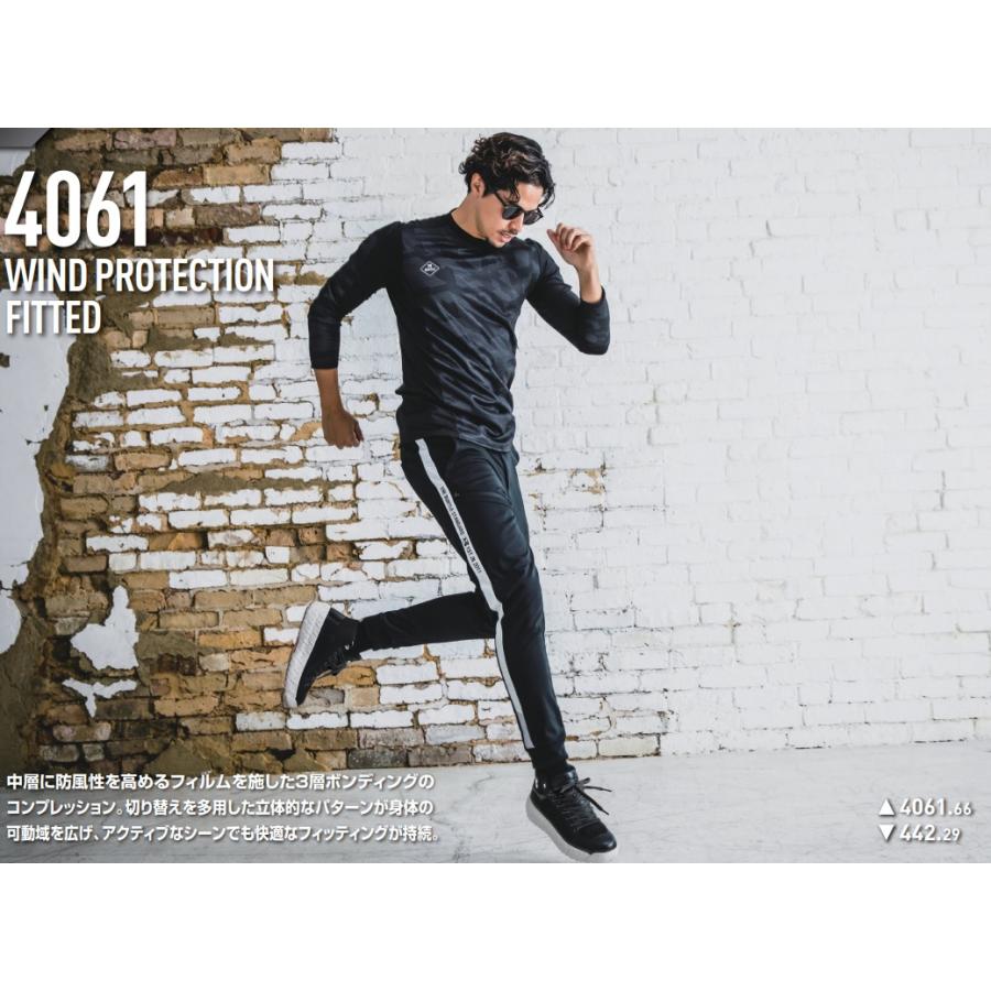 BURTLE 4061 バートル 数量限定品 WIND PROTECTION FITTED 防風フィッテッド ストレッチ ドライ Tシャツ 保温性 伸縮性 作業服 作業着 ワーク : 作業衣 ...