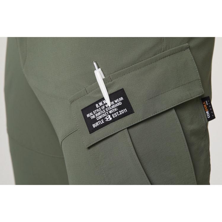 BURTLE 407 バートル 数量限定品 CORDURA コーデュラ ショートカーゴパンツ 接触冷感 スリムフィット クレイジーストレッチ 伸縮性 作業服 作業着 ワークウェア : 作業衣 ...