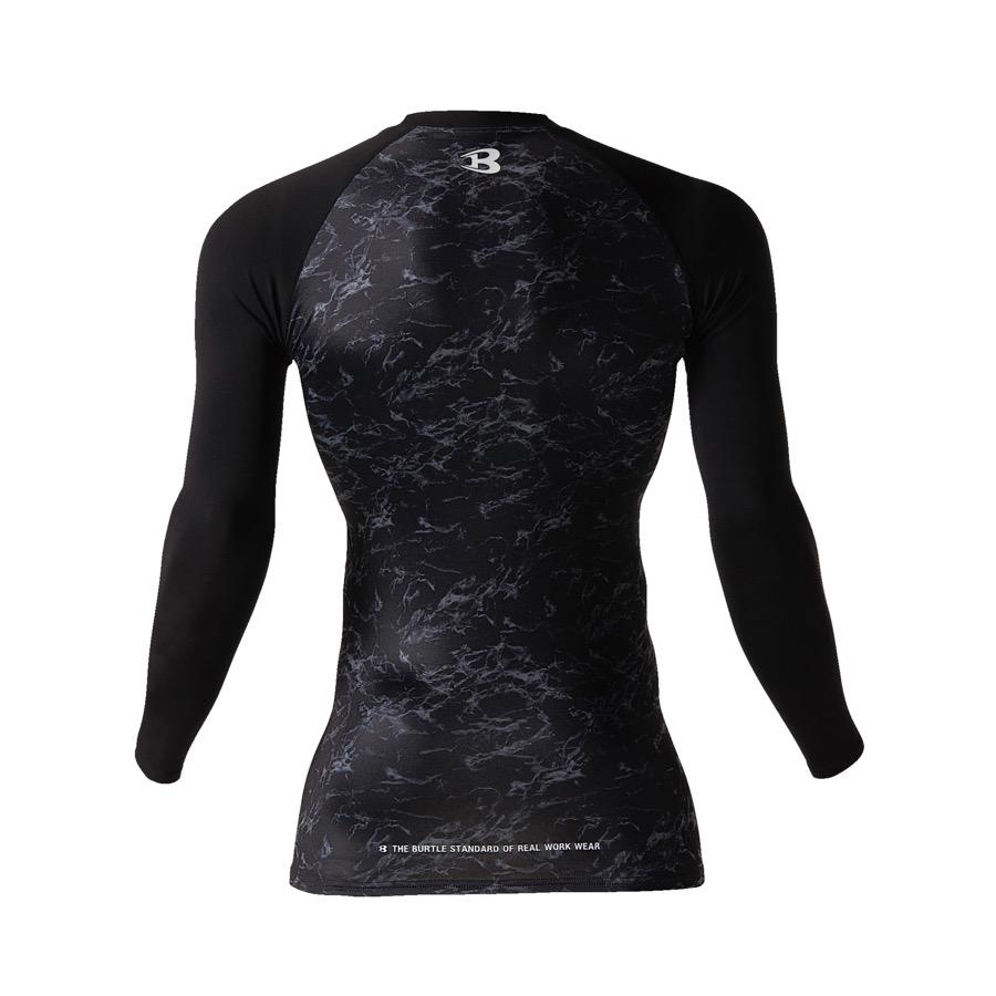 4076 BURTLE バートル 数量限定品 HOT FITTED ホットフィッテッド 2022 秋冬 新作 長袖Tシャツ ストレッチ 防寒 裏起毛 保温性 伸縮性 吸汗速乾 作業服 作業着 ...