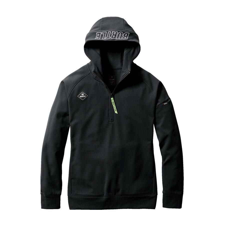BURTLE 4079 バートル 数量限定品 ハーフジップ フーディー 4WAYストレッチ 裏起毛 保温 伸縮性 吸汗速乾 パーカー 防寒着 作業服 作業着 ワーク : 作業衣専門店 浜田 ...