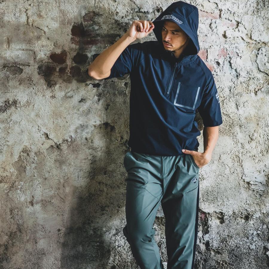 BURTLE（バートル） 4084 BURTLE 数量限定品 サマー 接触冷感 4WAYストレッチ ハーフジップフーディ 2023 春夏 新作 吸水速乾 ドライ UVカット 伸縮性 作業服 ...