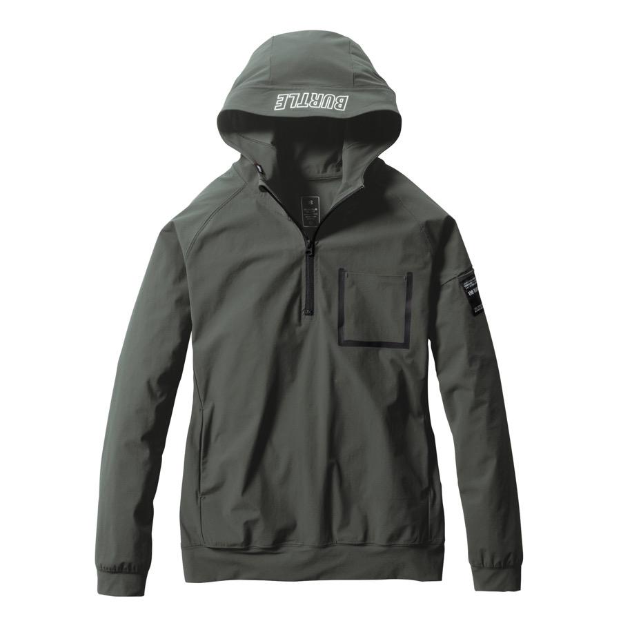 BURTLE（バートル） 4084 BURTLE 数量限定品 サマー 接触冷感 4WAYストレッチ ハーフジップフーディ 2023 春夏 新作 吸水速乾 ドライ UVカット 伸縮性 作業服 ...