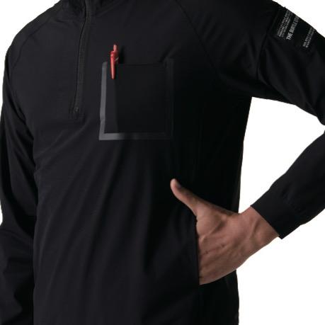 BURTLE（バートル） 4084 BURTLE 数量限定品 サマー 接触冷感 4WAYストレッチ ハーフジップフーディ 2023 春夏 新作 吸水速乾 ドライ UVカット 伸縮性 作業服 ...