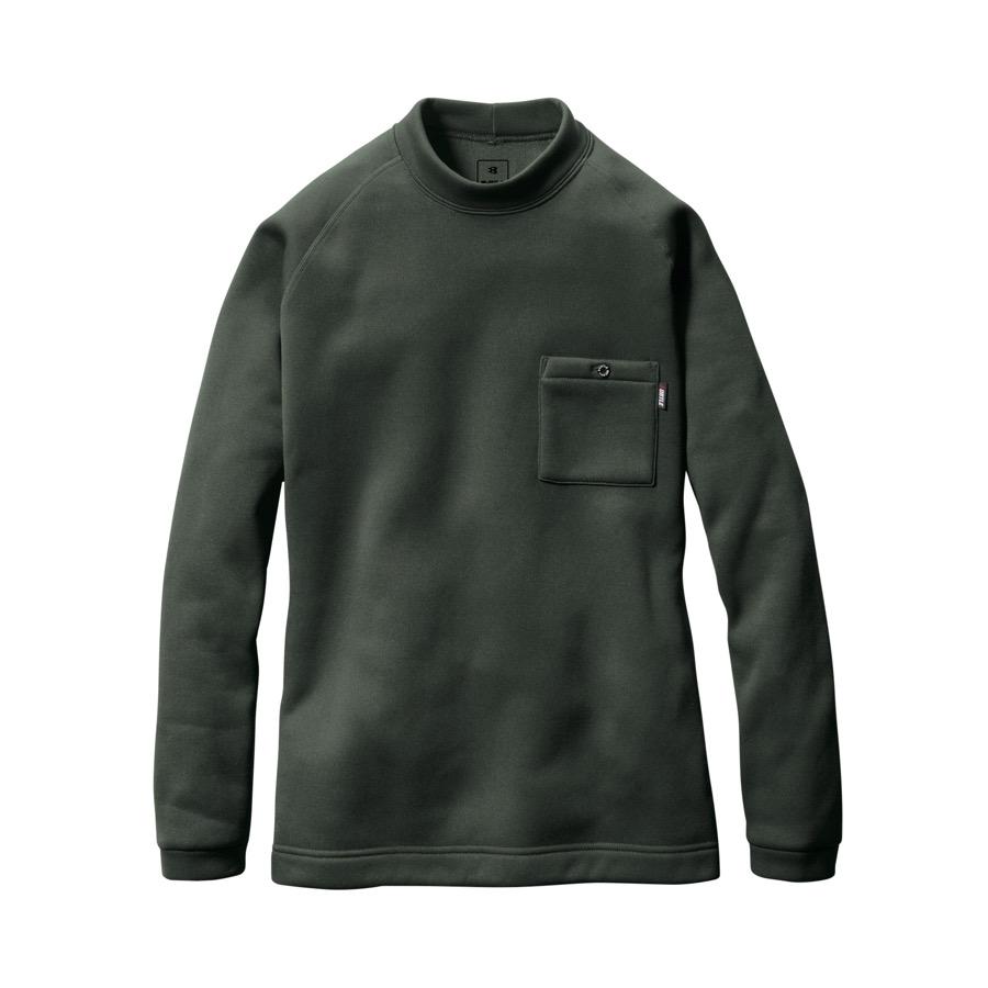 BURTLE 4093 バートル 数量限定品 新作 モックネック ホット ロングTシャツ 4WAYストレッチ 裏起毛 保温性 伸縮性 吸汗速乾 消臭テープ 防寒着 作業服 作業着 : 作業衣 ...