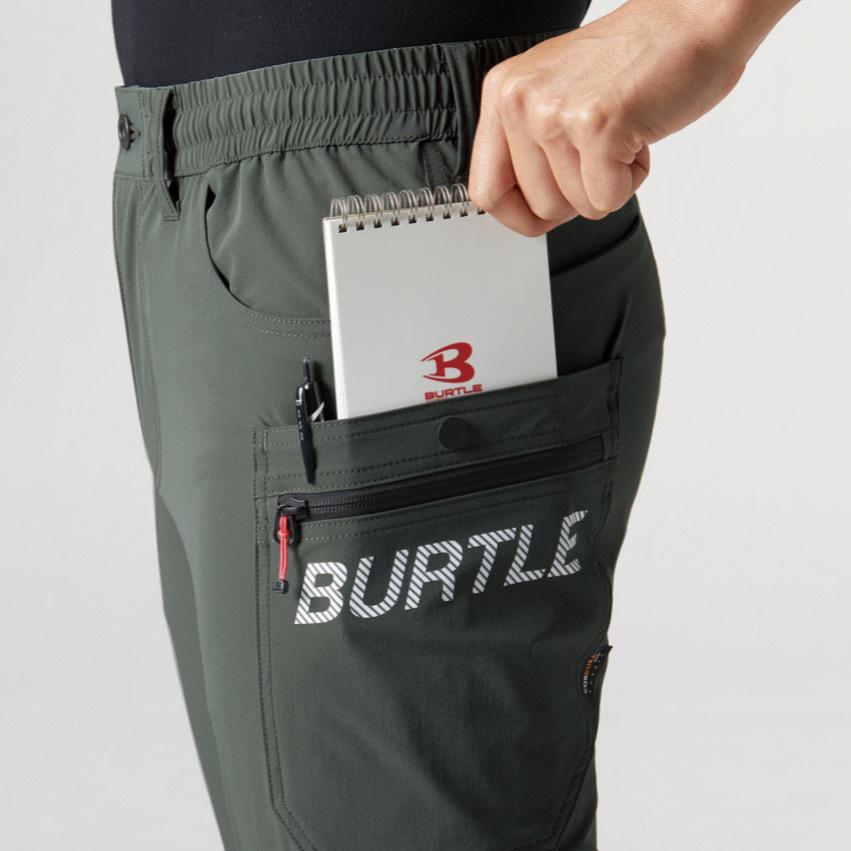 BURTLE 432 バートル 数量限定品 サマー CORDURA コーデュラ カーゴパンツ スリムフィット クレイジーストレッチ 吸水速乾 伸縮性 作業服 作業着 ワークウェア : 作業衣 ...