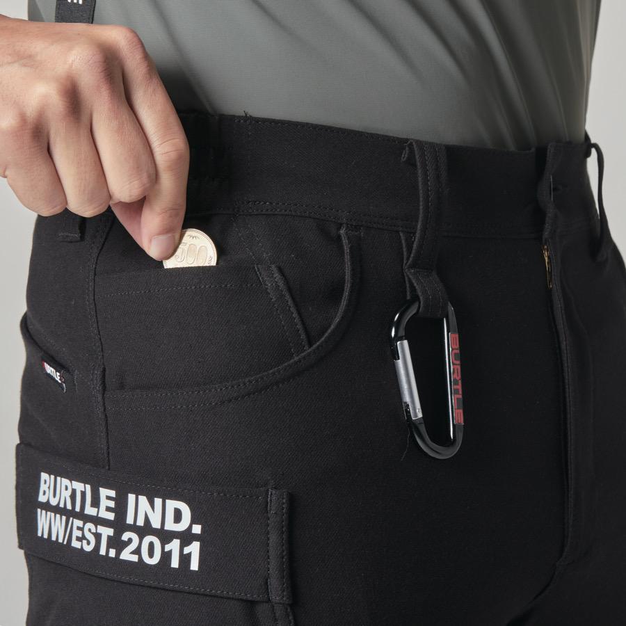 BURTLE 493 バートル 展示会受注限定 4WAY ストレッチニット デニム ジョガー カーゴパンツ 2024 秋冬 新作 スリムフィット 作業服 作業着 ワークウェア : 作業衣専門店 ...