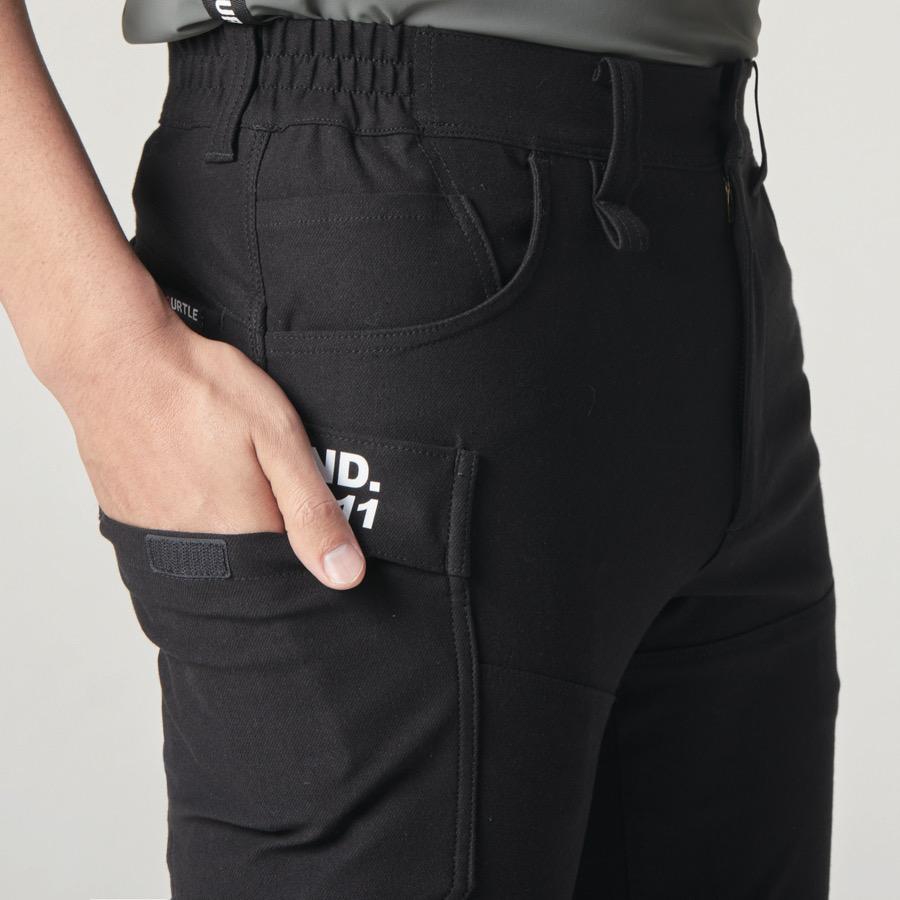 BURTLE 497 バートル 数量限定品 4WAY ストレッチニット デニム ショート カーゴパンツ 2024 春夏 新作 スリムフィット 吸水速乾 通気性 作業服 作業着 ワーク : 作業 ...