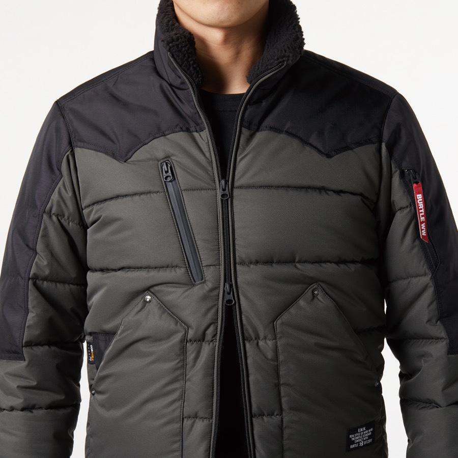 5020 BURTLE バートル サーモクラフト対応 防寒ジャケット【服のみ単品】リップストップシェル 撥水 防風 保温 アウトドア 防寒着 作業服 作業着 : 5020-burtle ...