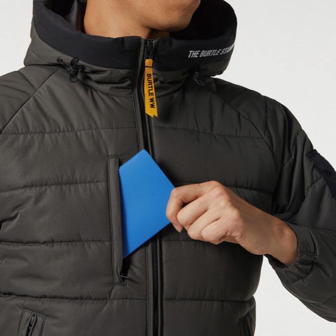 5030 BURTLE バートル 防寒フーディージャケット 耐久撥水 マイクロリップライトシェル 防風 撥水 透湿 保温 アウトドア 作業服 作業着 防寒着 :5030-burtle:作業衣 ...