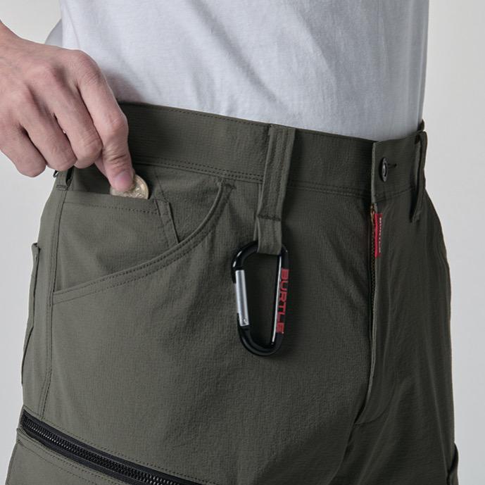 BURTLE 5032 バートル CORDURA コーデュラ 2025 春夏 新作 サマー 4WAY ストレッチ カーゴパンツ 接触冷感 伸縮性 高強度 耐摩耗 作業服 作業着 ワークウェア ...