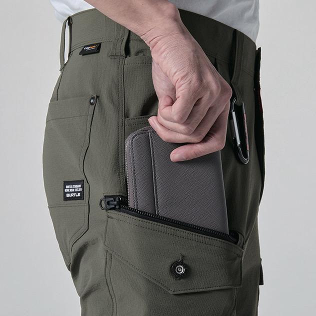 BURTLE 5032 バートル CORDURA コーデュラ 2025 春夏 新作 サマー 4WAY ストレッチ カーゴパンツ 接触冷感 伸縮性 高強度 耐摩耗 作業服 作業着 ワークウェア ...