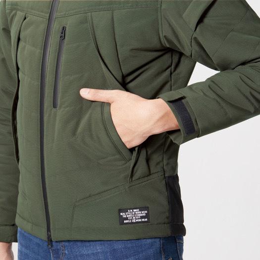 BURTLE（バートル） 5270 BURTLE サーモクラフト対応 大型フード付き 防寒ジャケット【服のみ単品】ヌバックタッサー 防風 保温 アウトドア 防寒着 作業服 作業着 : 作業衣 ...