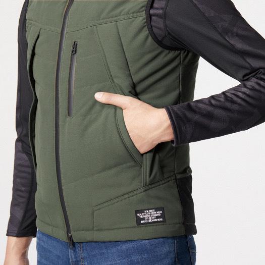 BURTLE（バートル） 5274 BURTLE サーモクラフト対応 大型フード付き 防寒ベスト【服のみ単品】ヌバックタッサー 防風 保温 アウトドア 防寒着 作業服 作業着 : 作業衣専門店 ...