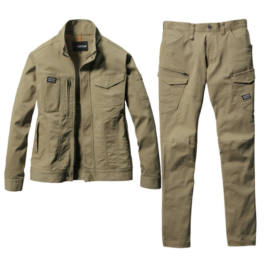 BURTLE 681 682 バートル ストレッチツイル コットン 上下 セット 新作 ジャケット カーゴパンツ スリムフィット 綿 作業服 作業着 ワークウェア : 作業衣専門店 浜田 ...