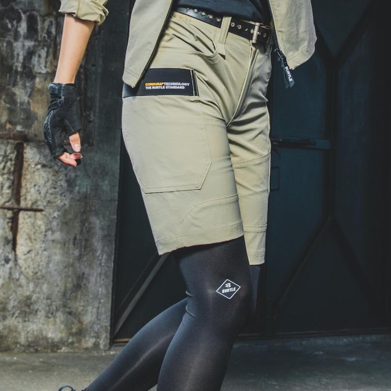 BURTLE 697 バートル 数量限定品 サマー CORDURA コーデュラ ショート カーゴパンツ 2024 春夏 新作 接触冷感 スリムフィット ストレッチ 作業服 作業着 ワーク ...