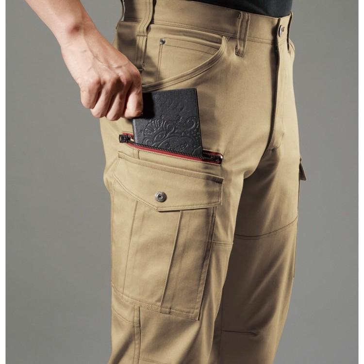 BURTLE（バートル） 7052 BURTLE T/Cストレッチツイル カーゴパンツ レイザーシルエット 伸縮性 制電ケア設計 作業服 作業着 ワークウェア ユニフォーム ユニセックス ...