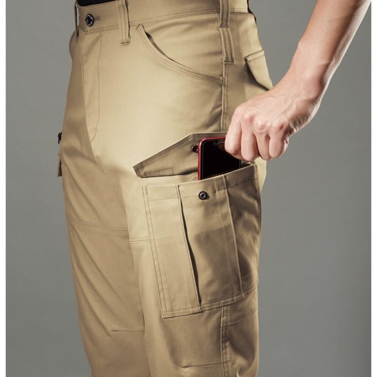 BURTLE（バートル） 7052 BURTLE T/Cストレッチツイル カーゴパンツ レイザーシルエット 伸縮性 制電ケア設計 作業服 作業着 ワークウェア ユニフォーム ユニセックス ...