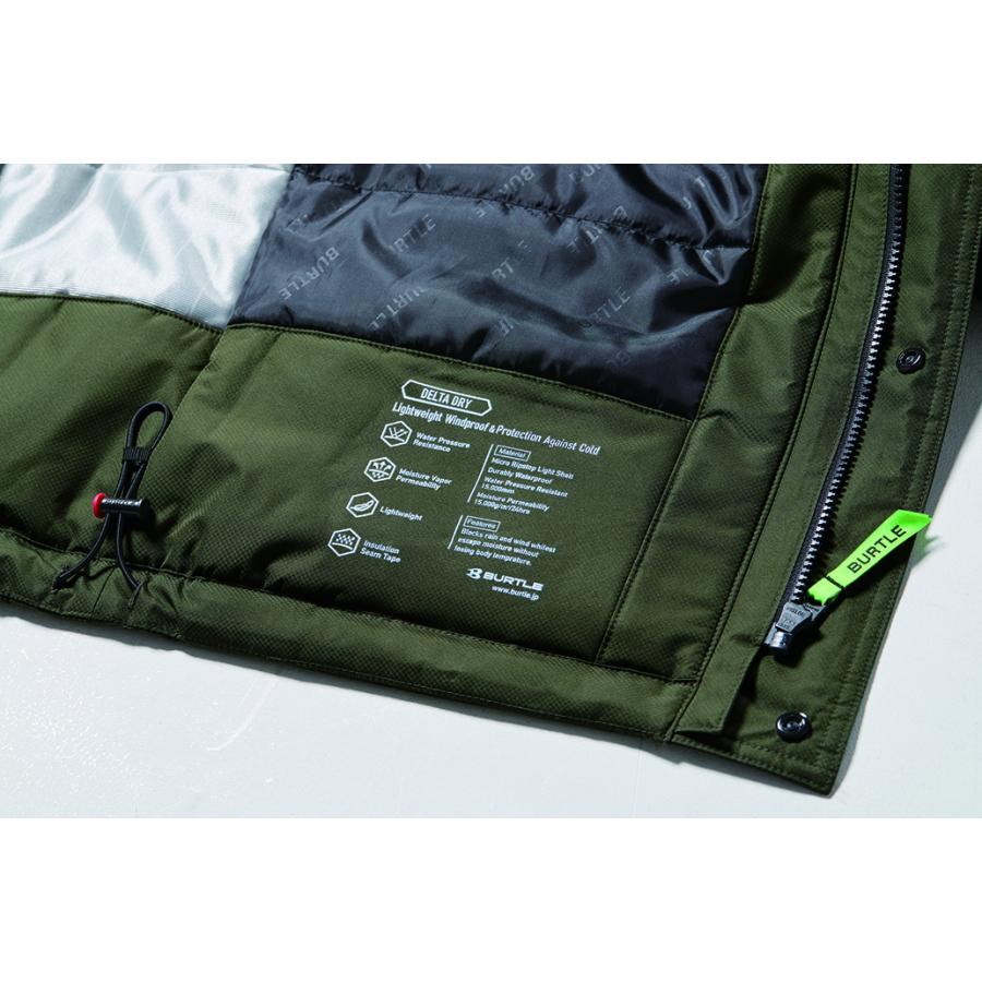 BURTLE 7620 バートル 防水防寒ジャケット 2024 秋冬 新作 全天候型 大型フード付 防水 防風 撥水 透湿 保温 ミリタリー アウトドア 作業服 作業着 防寒着 : 作業衣専門 ...