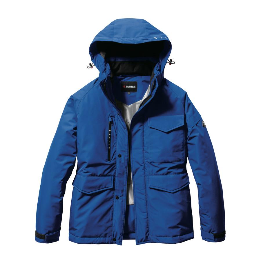 BURTLE（バートル） 7620 BURTLE 防水防寒ジャケット 秋冬 全天候型 大型フード付 防水 防風 撥水 透湿 保温 ミリタリー アウトドア 作業服 作業着 防寒着 : 作業衣専門 ...