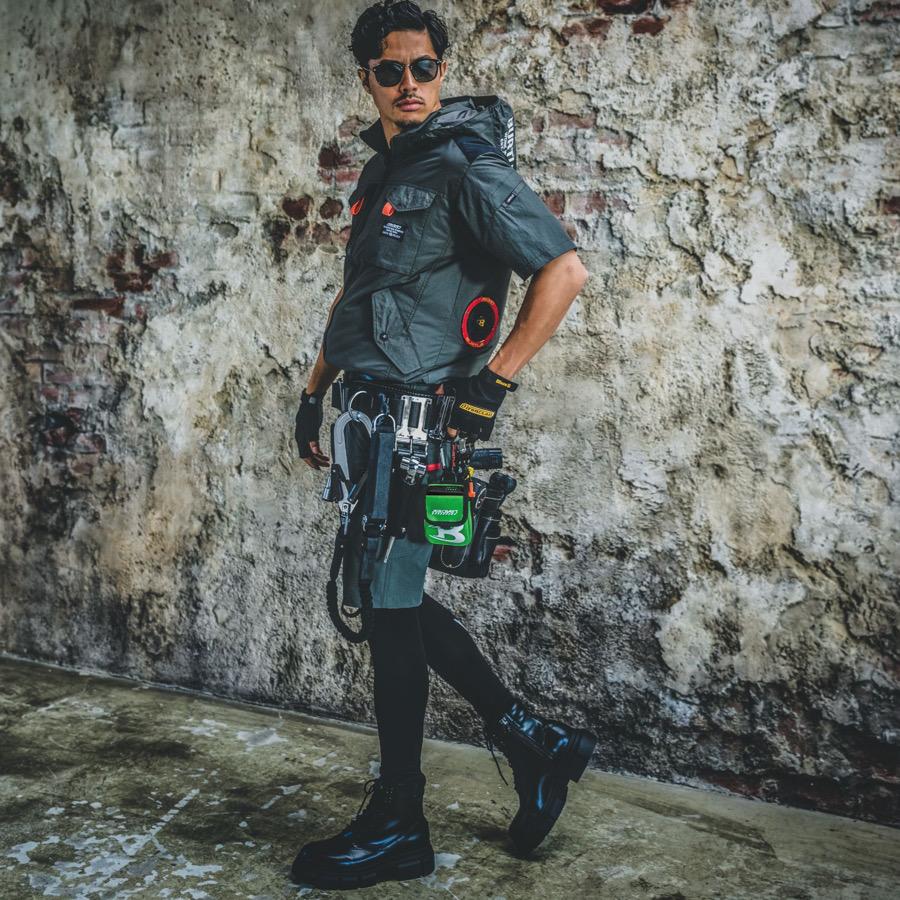 BURTLE AC1156 バートル AIRCRAFT エアークラフト 2023 春夏 新作 空調作業服【ファンなし・服のみ単品】タクティカル 半袖ブルゾン 遮熱 UVカット 熱中症対策 ...