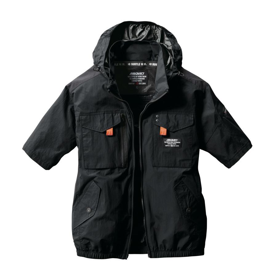 BURTLE AC1156 バートル AIRCRAFT エアークラフト 2023 春夏 新作 空調作業服【ファンなし・服のみ単品】タクティカル 半袖ブルゾン 遮熱 UVカット 熱中症対策 ...