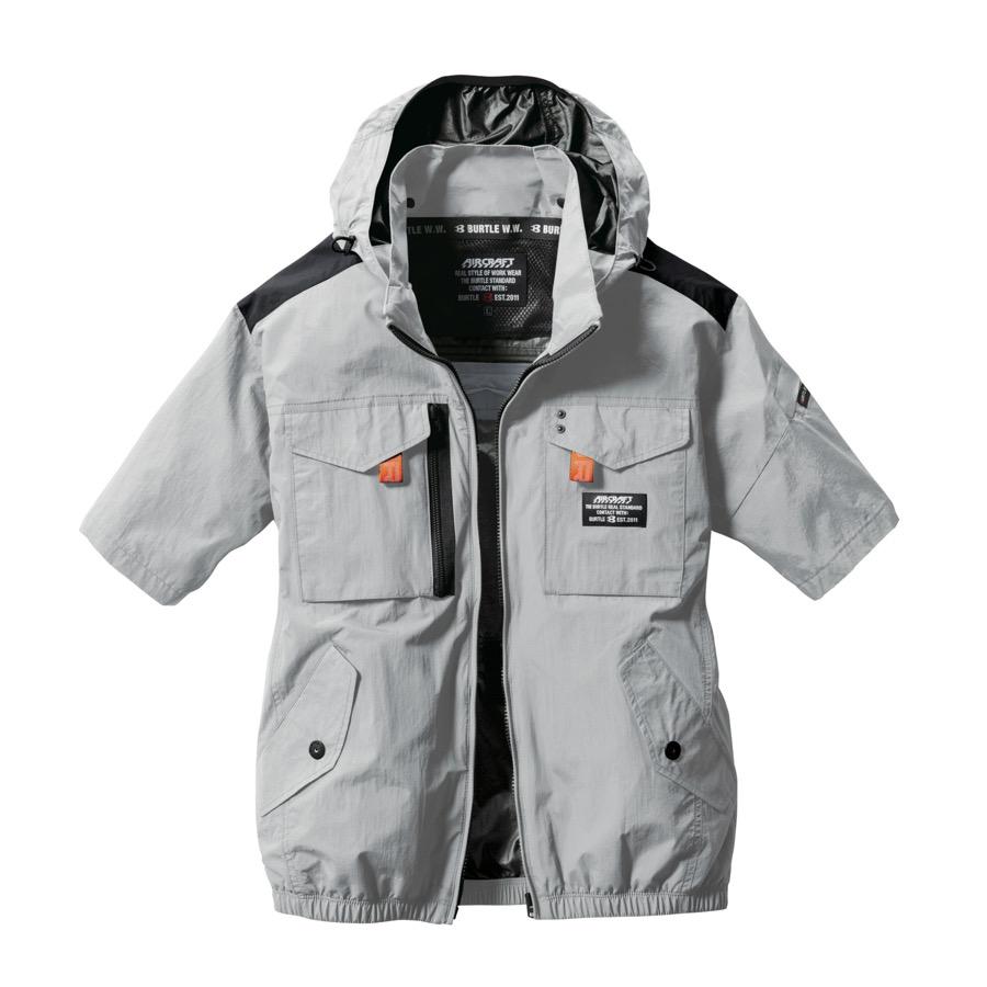 BURTLE AC1156 バートル AIRCRAFT エアークラフト 2023 春夏 新作 空調作業服【ファンなし・服のみ単品】タクティカル 半袖ブルゾン 遮熱 UVカット 熱中症対策 ...