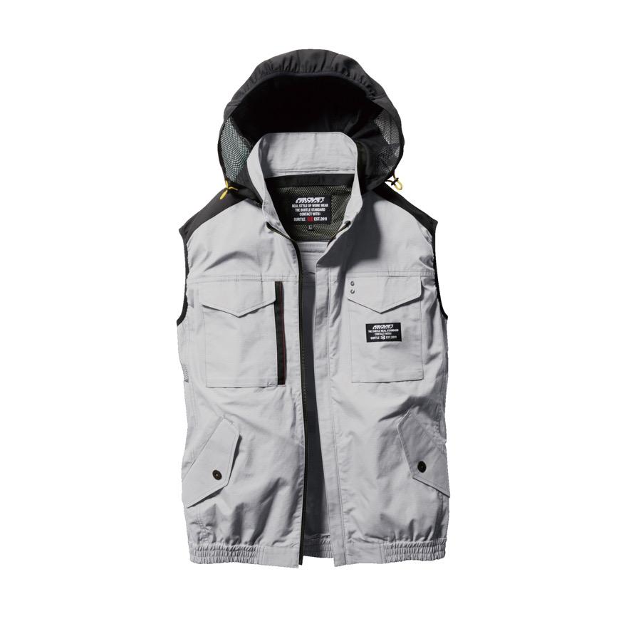 BURTLE AC1184 バートル AIRCRAFT エアークラフト 空調作業服【ファンなし・服のみ単品】ベスト 綿100% フード付き ハーネス対応 熱中症対策 熱中症予防 : 作業衣専門 ...
