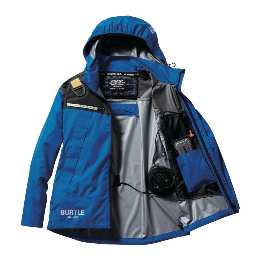 AC1191 BURTLE バートル AIRCRAFT エアークラフト 2023 春夏 新作 空調作業服【ファンなし・服のみ単品】フーディー 長袖ジャケット 遮熱 UVカット 熱中症対策 ...