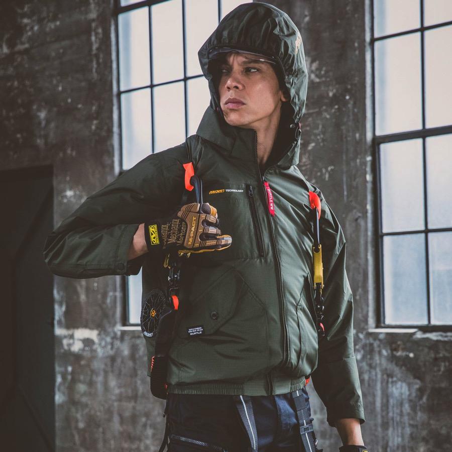 BURTLE AC2071 バートル AIRCRAFT エアークラフト 2025 春夏 新作 空調作業服【ファンなし・服のみ単品】フーディー 長袖 ブルゾン 遮熱 UVカット 熱中症対策 ...