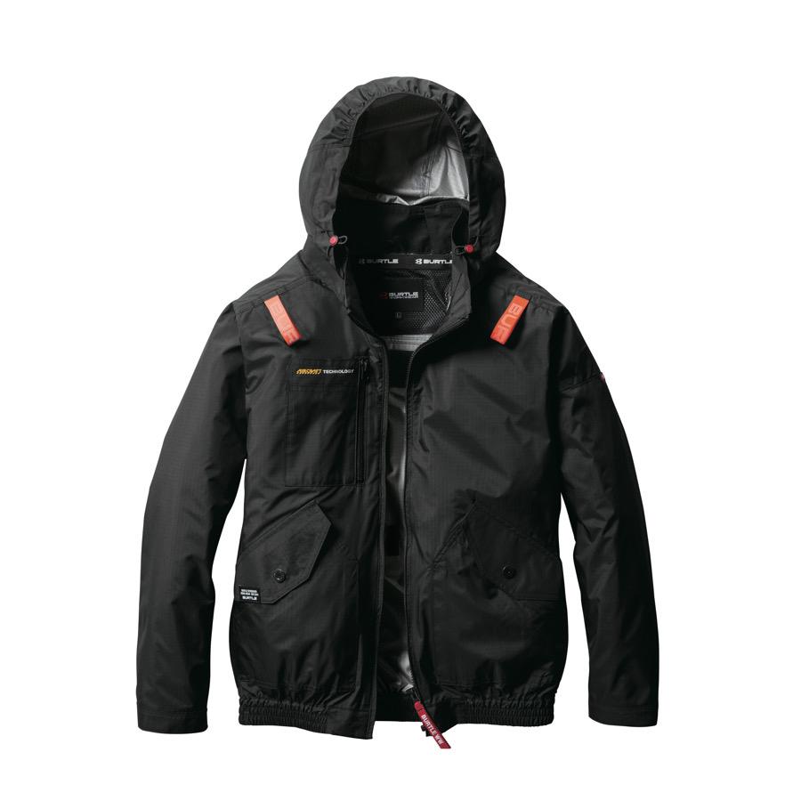 BURTLE AC2071 バートル AIRCRAFT エアークラフト 2025 春夏 新作 空調作業服【ファンなし・服のみ単品】フーディー 長袖 ブルゾン 遮熱 UVカット 熱中症対策 ...