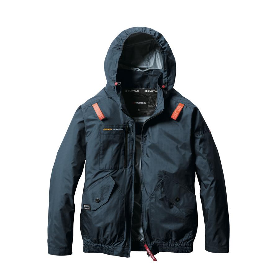 BURTLE AC2071 バートル AIRCRAFT エアークラフト 2025 春夏 新作 空調作業服【ファンなし・服のみ単品】フーディー 長袖 ブルゾン 遮熱 UVカット 熱中症対策 ...
