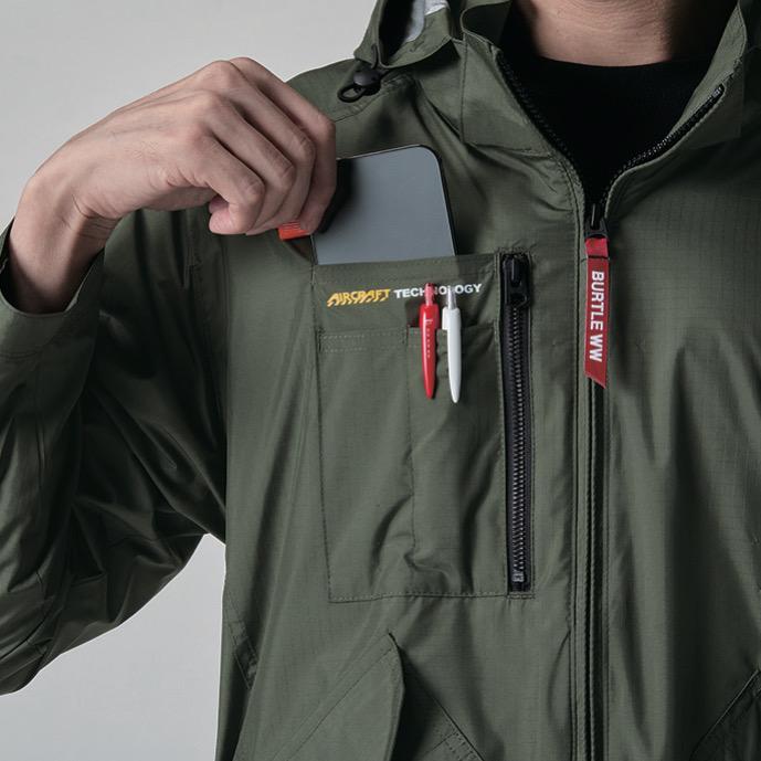 BURTLE AC2074 バートル AIRCRAFT エアークラフト 2025 春夏 新作 空調作業服【ファンなし・服のみ単品】フーディー ベスト 遮熱 UVカット 熱中症対策 : 作業衣 ...