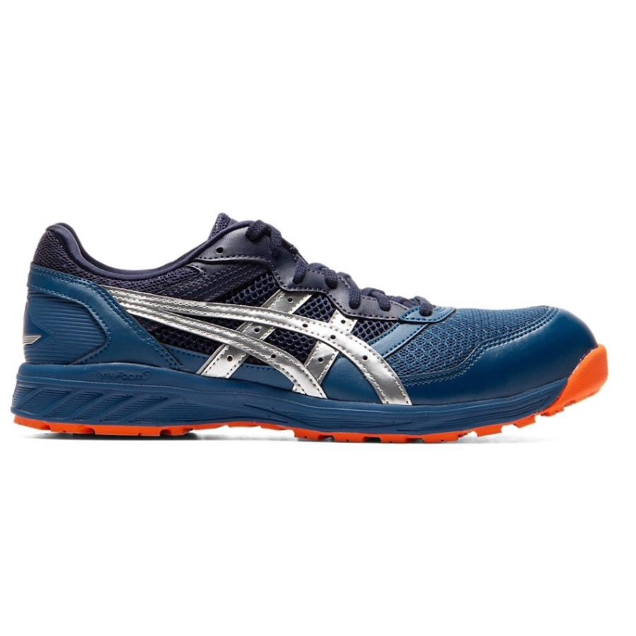 CP210 asics アシックス ウィンジョブ 安全靴 レギュラーウイズ 2E セーフティシューズ 耐油 耐滑 耐摩耗 CPソール fuzeGEL JSAA A種認定品 マコブルー ...