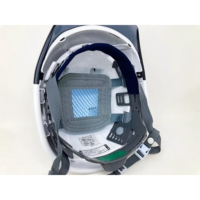 スミハット MXC-B-NCOOL 透明ひさし 遮熱ヘルメット（通気孔付き/ライナー入り）/ 夏 土木 工事 作業 建設 建築 現場 高所 安全 解体 鳶 内装 塗装業 造園 : 作業衣専門店 ...