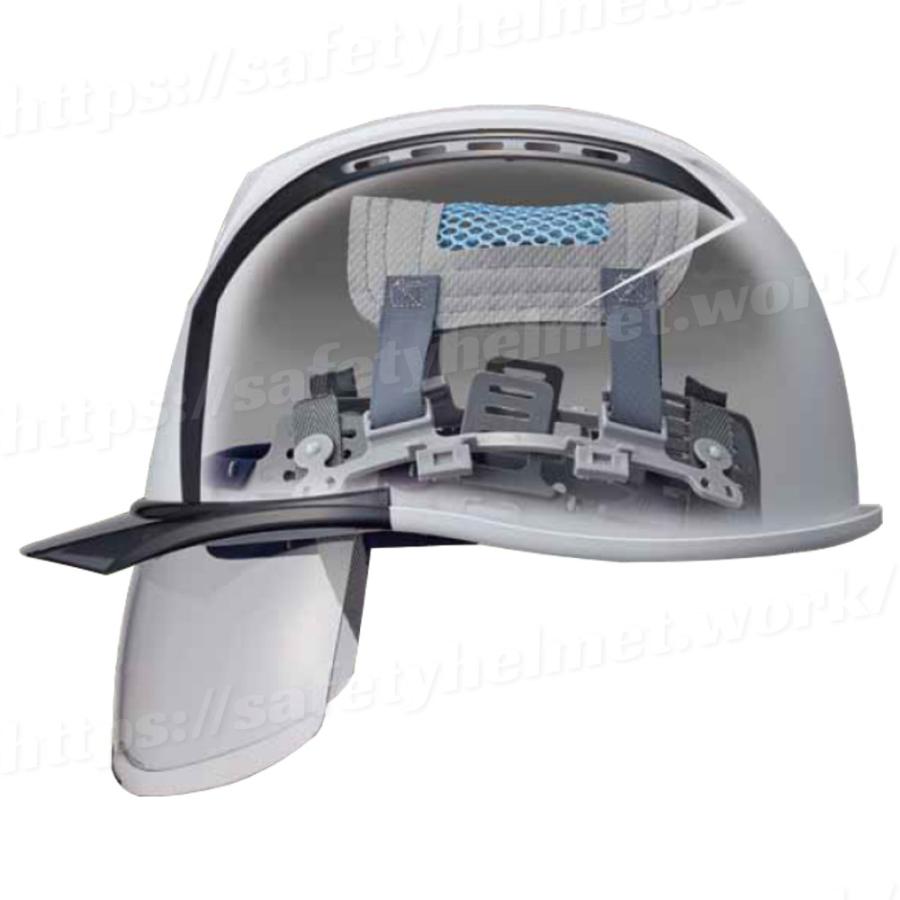 【ツヤ消し マット塗装】スミハット MXCS-B シールド面付きヘルメット（通気孔付き/ライナー入り）/ 土木 工事 作業 建設 建築 高所 安全 解体 鳶 かっこいい : 作業衣専門店 浜田 ...