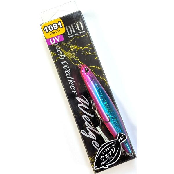 DUO（ルアー） デュオ ビーチウォーカー ウェッジ 95S 1091カラー 全長95mm 自重30g #FU-61.遠州UVブルピン 【メール便OK】 : プロショップケイズ - 通販 ...
