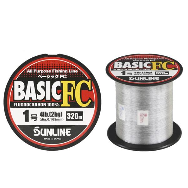 サンライン ベーシックFC 1号4lb #クリア【メール便NG】 : プロショップケイズ - 通販 - Yahoo!ショッピング