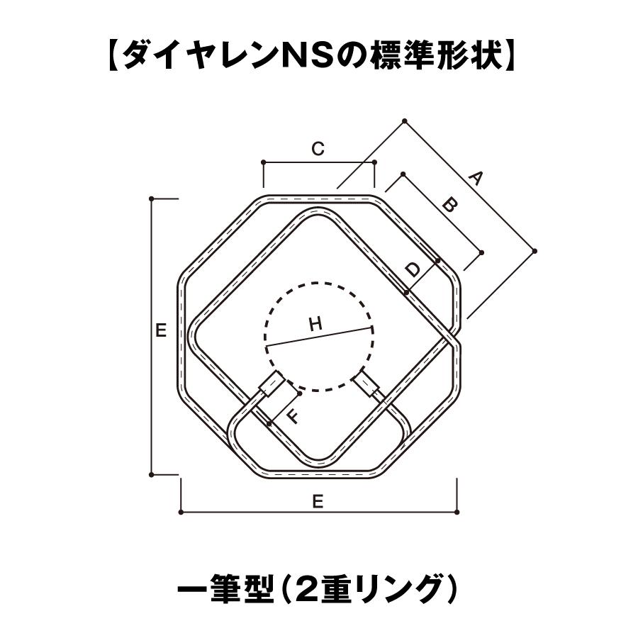 ダイヤレンNS 高強度開口補強金物 I型 200φ S6-2R I-6-2R 梁貫通孔補強筋 1枚 コーリョー建販 : プロショップヨシオカ Yahoo!店 - 通販 - Yahoo!ショッピング
