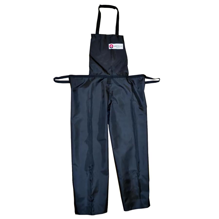 SHINGU 草刈エプロン ガーデンエプロン 799891 軽量 ナイロン 素材 草刈 草刈り 芝刈 刈払 撥水加工 ファスナーポケット付 薪 薪割 庭いじり ガーデニング : PROSTAR ...
