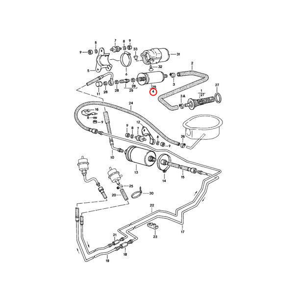 PORSCHE（ポルシェ） 944 1981〜1991年式 燃料ポンプ/フューエルポンプ 94460810200 94460810203 ...