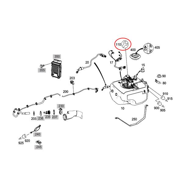Mercedes-Benz ベンツ X164 GL350_BlueTEC アドブルーヒーター/プレヒーター/アドブルーレベルセンサー ...