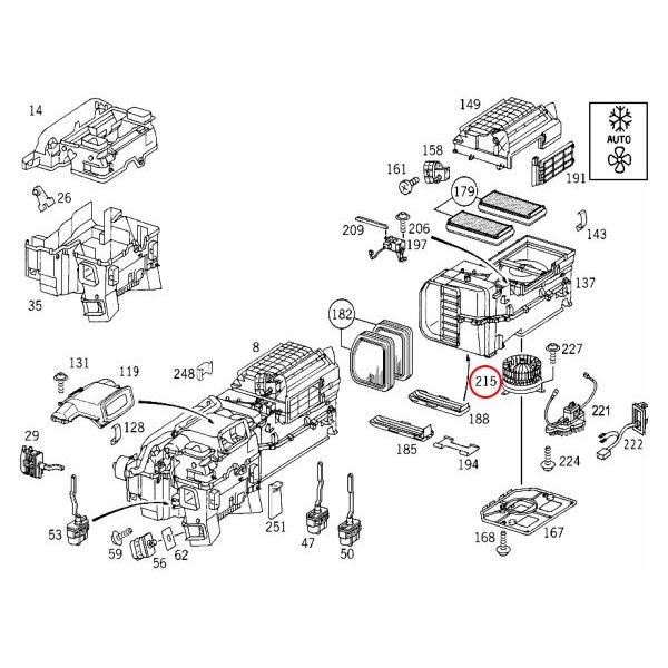 ベンツ Eクラス W210 E420 E50 E430 E55 ブロアモーター/ブロアファン 左ハンドル用 前期対策後/後期 2108206842 : 2108206842-3 : プロテック ...