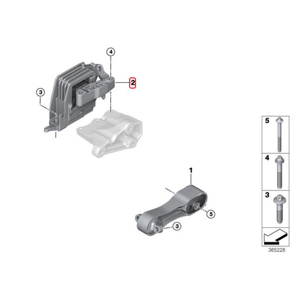 MINI BMW ミニ F56 F57 クーパーS CooperS ジョンクーパーワークス JCW エンジンマウント 22116875630 ...
