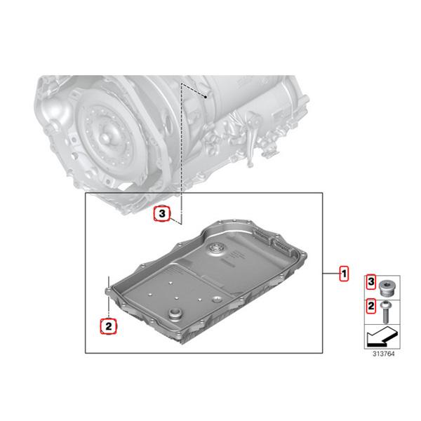 BMW BMW Z4/E89 sDrive20i ATオイルパン オイルフィルターASSY ガスケット＆ボルト付き 24118612901 ...
