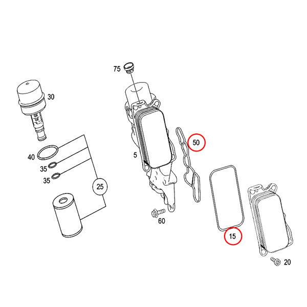 Mercedes-Benz 全国送料200円 ベンツ W164 W463 X164 ML350 ML550 G550 GL550 オイル ...