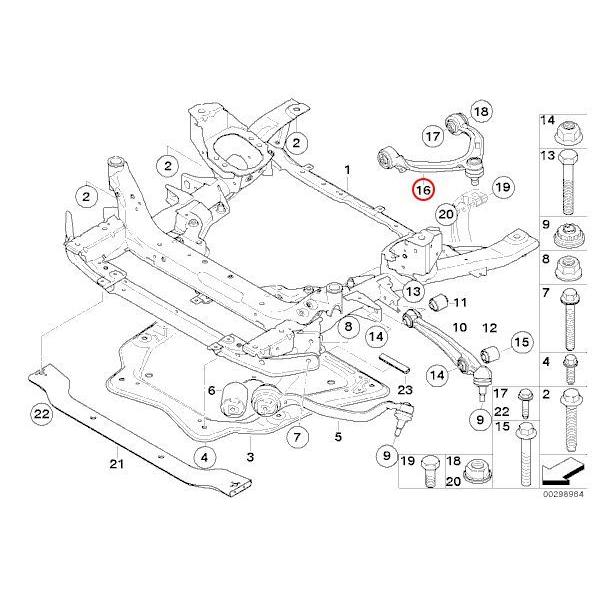 BMW BMW Xシリーズ X5/E70 3.0si 4.8i 30dX 35iX 40dX 50iX フロント アッパーアーム/アッパー ...