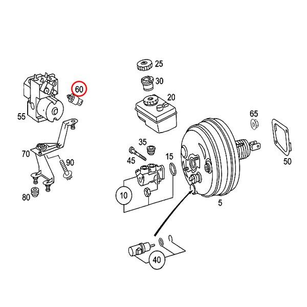 BMW E38 E65 E66 735i 740i 745i 750i 745Li 750Li 760Li L7 ブレーキ 圧力センサー ...