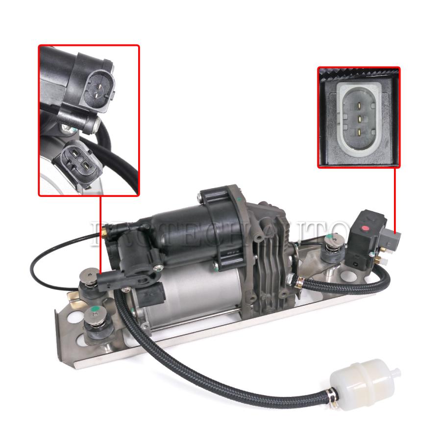 BMW BMW 5シリーズ E61 525i エアサスコンプレッサー ASSY バルブブロック付き 37206792855 ...